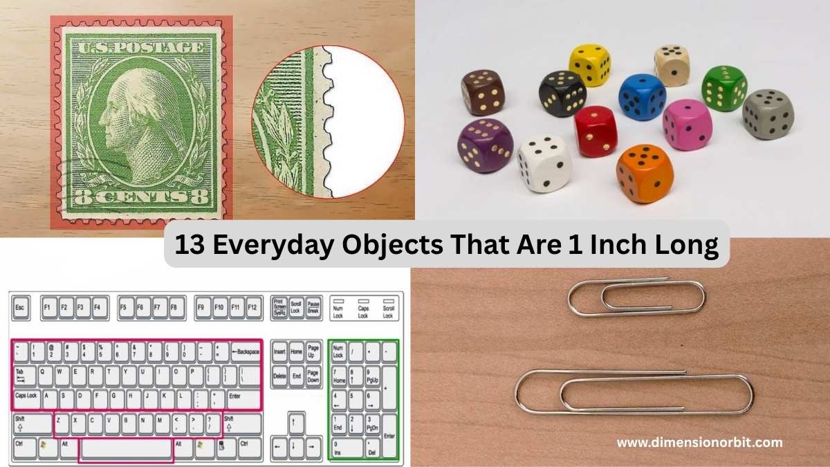 13 Everyday Objects That Are 1 Inch Objects - Dimension Orbit
