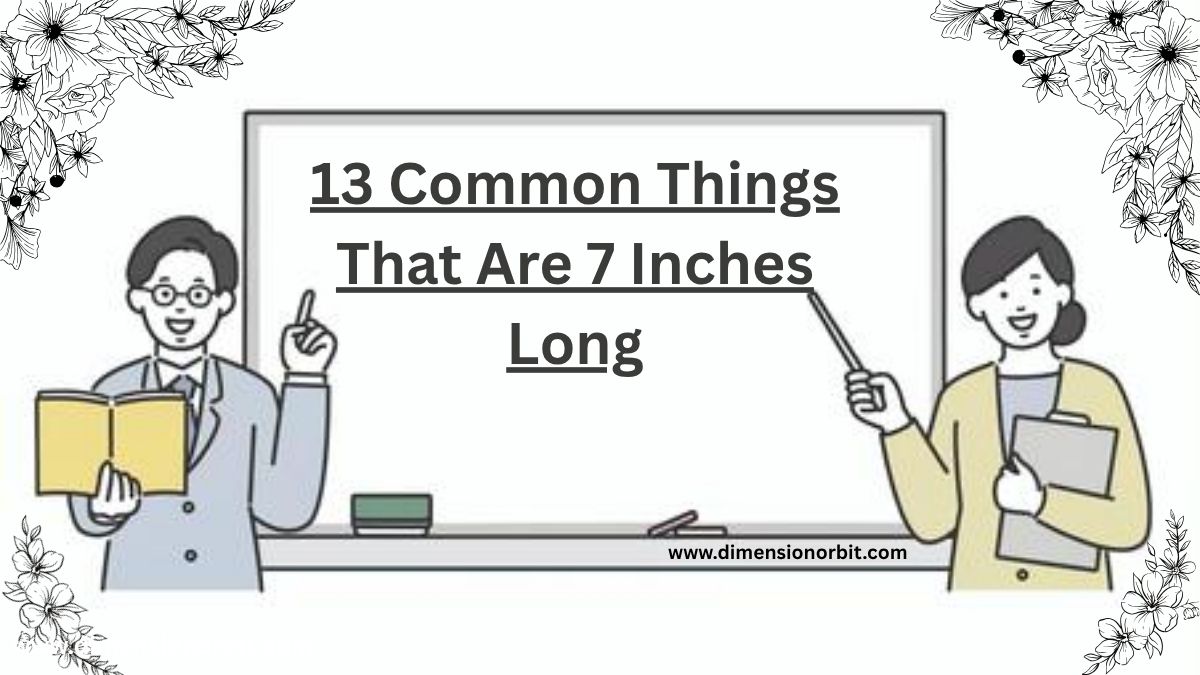 13 Common Things That Are 7 Inches Long - Dimension Orbit