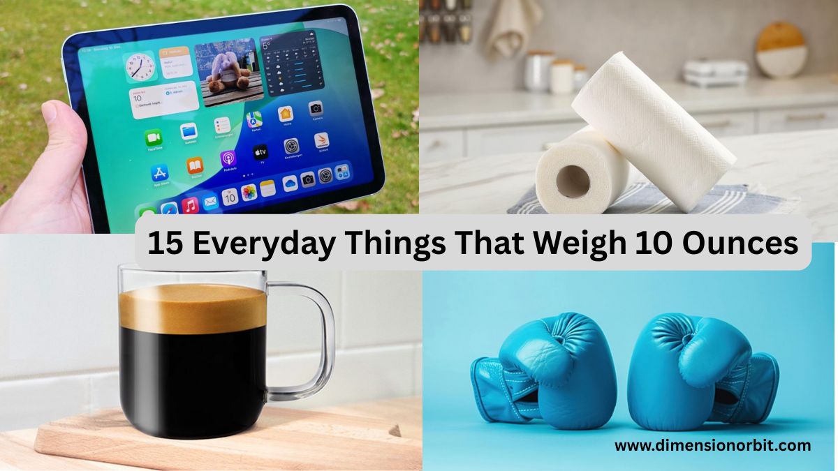 15 Everyday Things That Weigh 10 Ounces - Dimension Orbit
