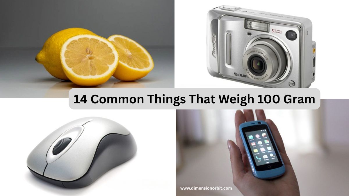 14 Common Things That Weigh 100 Gram - Dimension Orbit