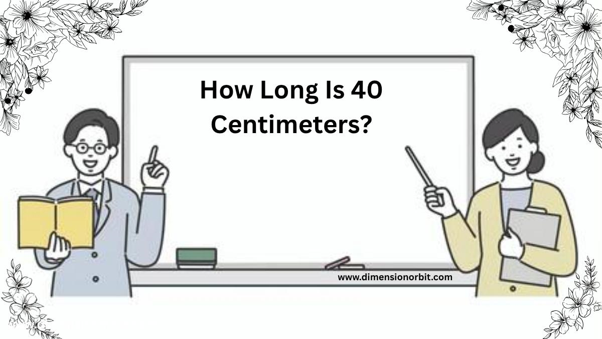 12 Everyday Items That Are Approximately 40 cM Long - Dimension Orbit