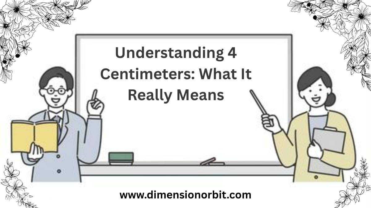 4 Centimeters Long 10 Things That are Approximately - Dimension Orbit