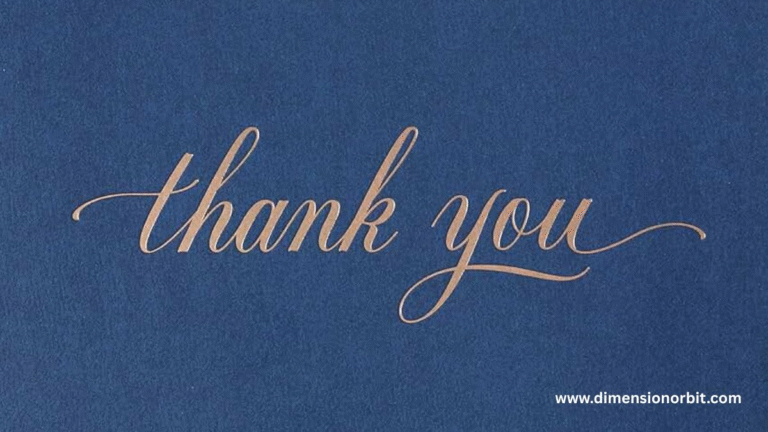 Thank You Card Size A Complete Guide - Dimension Orbit