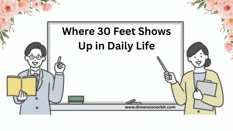 how big is 30 feet? 14 Common Things - Dimension Orbit