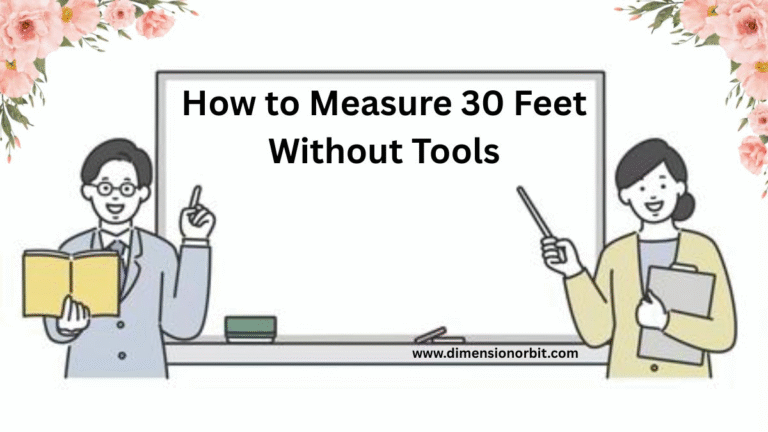 how big is 30 feet? 14 Common Things - Dimension Orbit