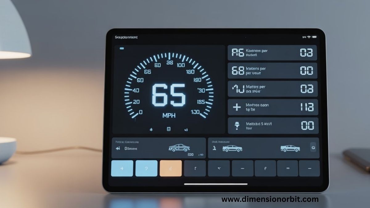 Live Speed measuring & calculation - Dimension Orbit