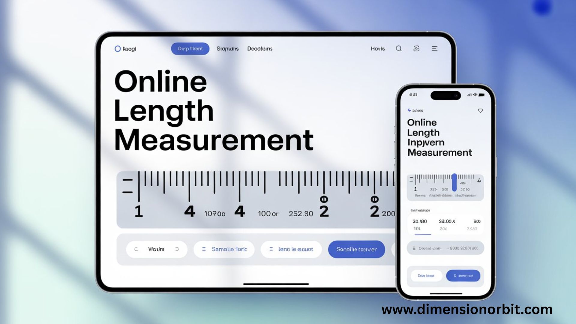 Online Length Measurement - Dimension Orbit